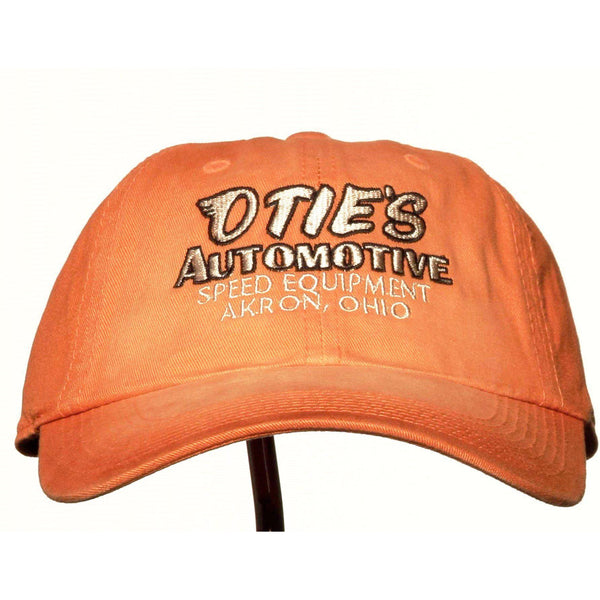 Otie's Automotive Nostalgia Drag Racing Vintage Faded Orange Hat